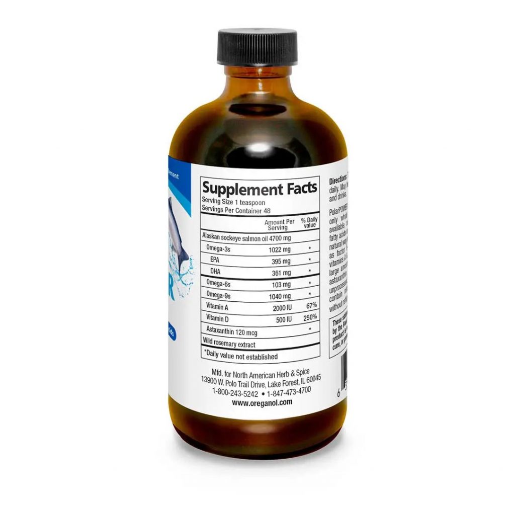 Polar Power Fish Oil Liquid 227ml - Lime Health